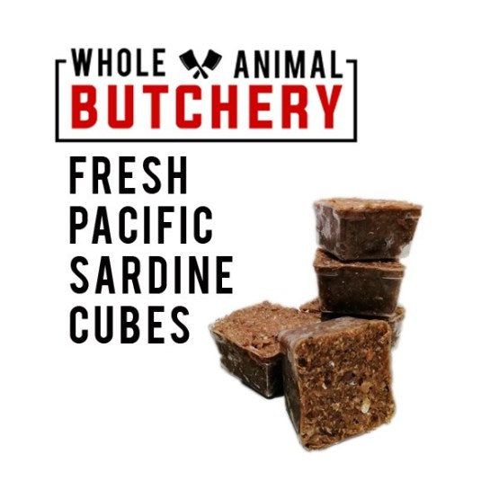 WAB Frozen Raw Wild Caught Sardine Cubes – SgPetstop