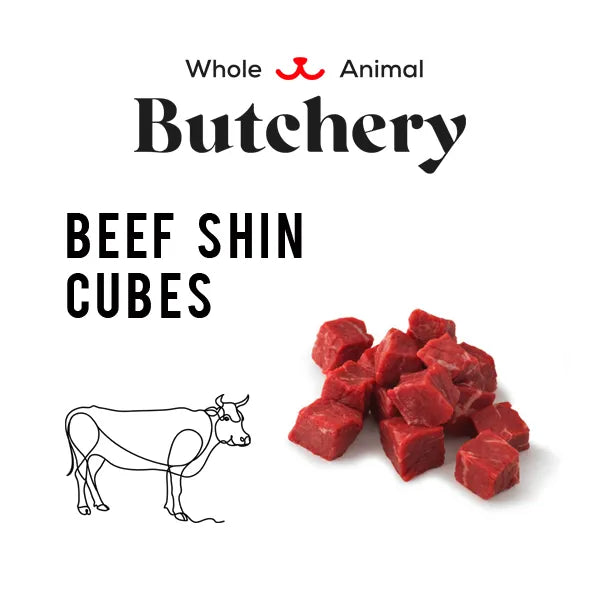 WAB Frozen Raw Beef Shin Cubes – SgPetstop